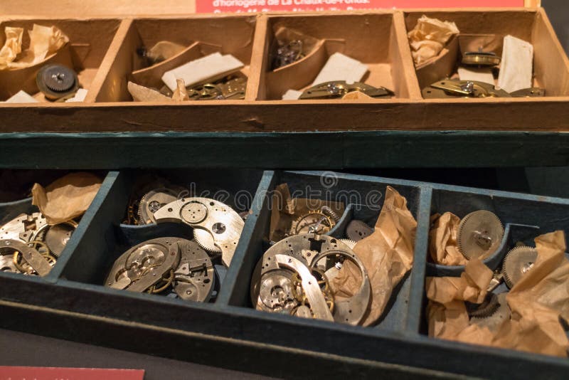 Old watch and clock pieces stock photo. Image of objects - 31910244