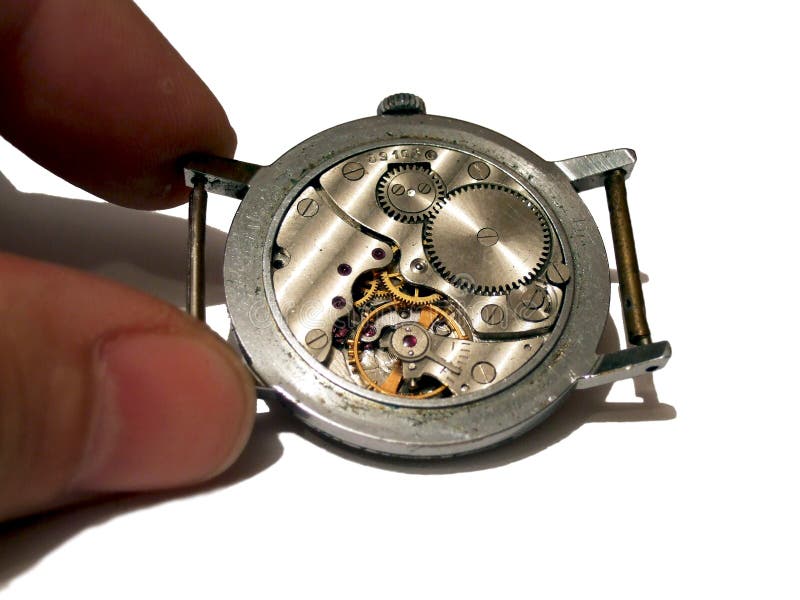 Old watch inside stock image. Image of inside, face, maker - 2466101
