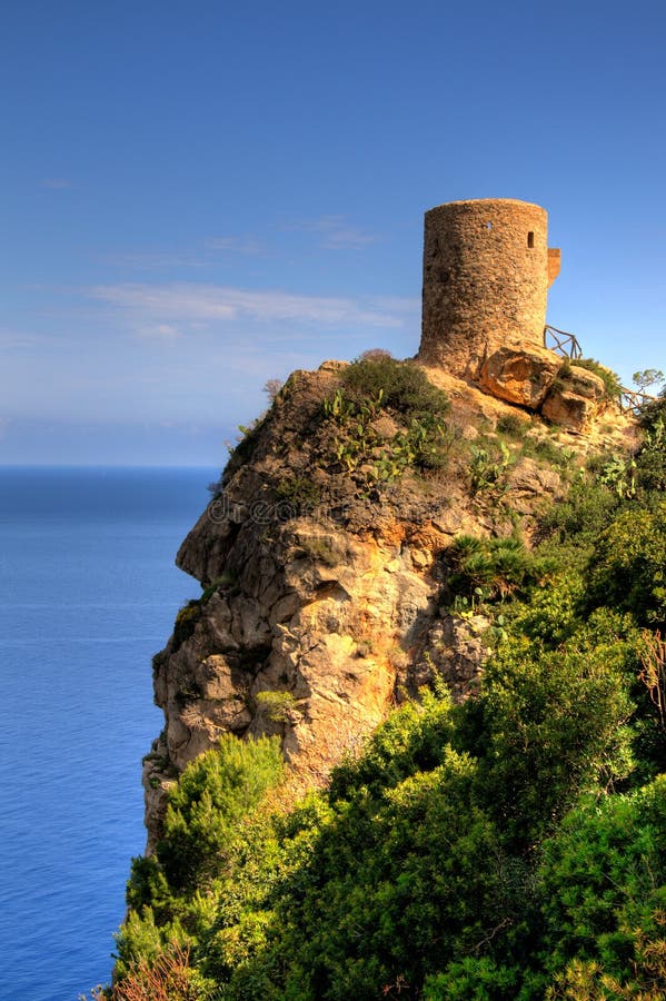 Old watchtower stock photo. Image of sunny, ancient, tower - 5766416