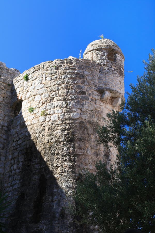 Old Medieval Watchtower Old Town Budva Stock Photos - Free & Royalty ...
