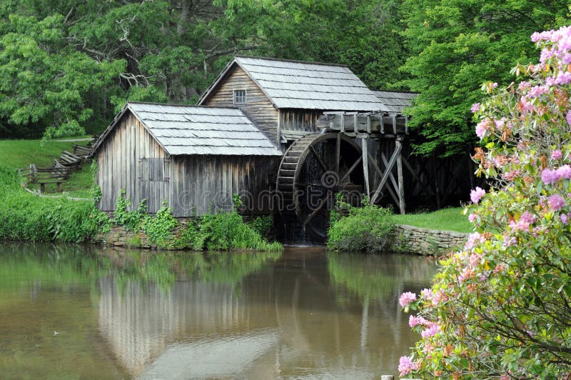 Old water mill stock image. Image of structure, water - 5696059