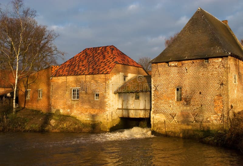 Old water mill building stock photo. Image of europe, mowler - 7623290