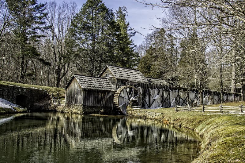 Old Water Mill stock image. Image of meal, power, trees - 87325145