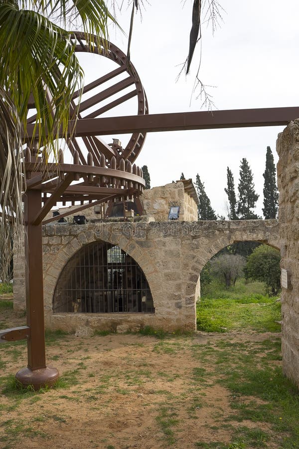 Old water pump Binyamina stock photo. Image of israel - 65878958