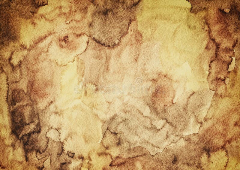 Old Water and Rust Stained Paper Stock Photo - Image of abstract, stain ...