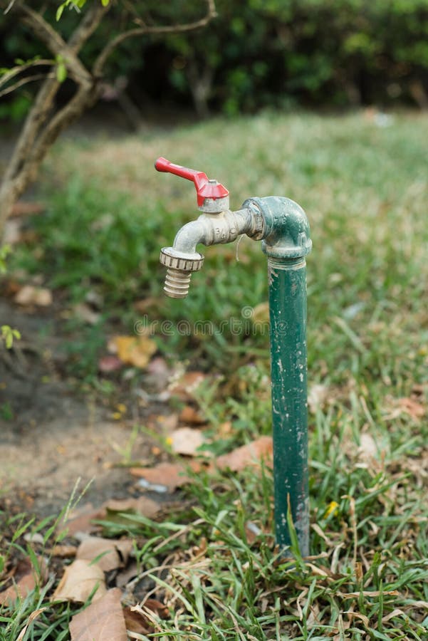 Old Water Tap in the Garden Stock Photo - Image of vent, steel: 71461546