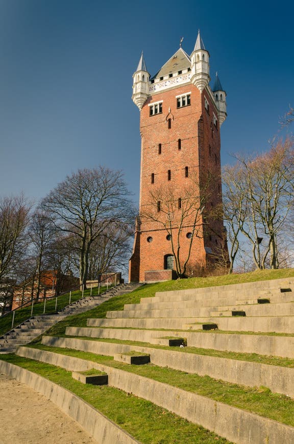 Old Water Tower, Esbjerg, Denmark Editorial Photo - Image of reservoir ...