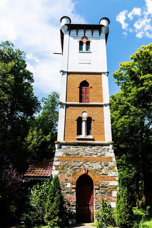 The Old Water Tower, Old Fire Tower Editorial Stock Image - Image of ...