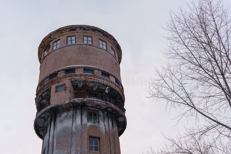 Old water tower stock image. Image of piers, supply - 140916219