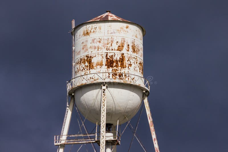 Old Water Tower stock photo. Image of horizontal, water - 41763358