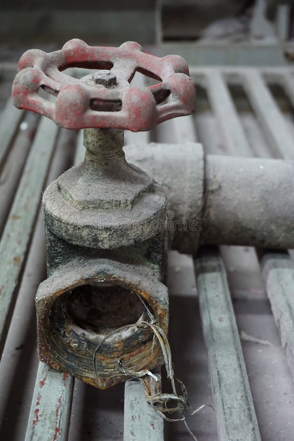 Old water valve stock photo. Image of sewer, plumbing - 61497816