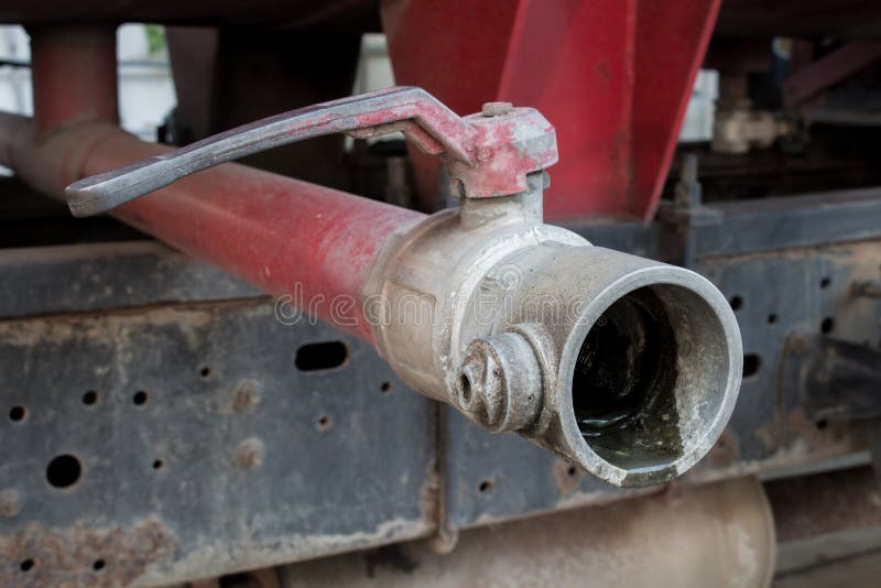 Old Water Valve on a Fire Truck Stock Image - Image of fuel, control ...