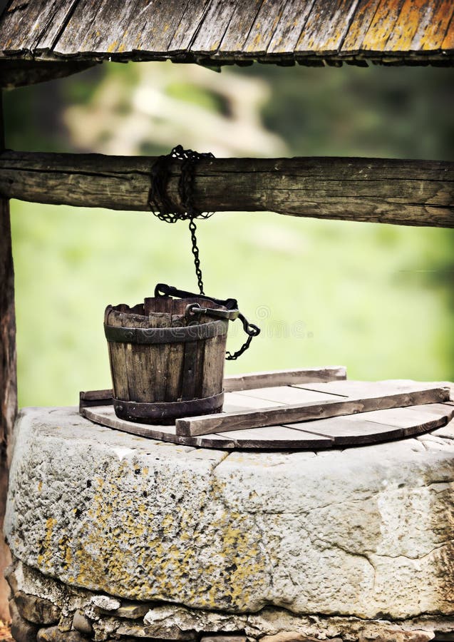 Old water well stock photo. Image of wooden, water, outdoors - 14561982