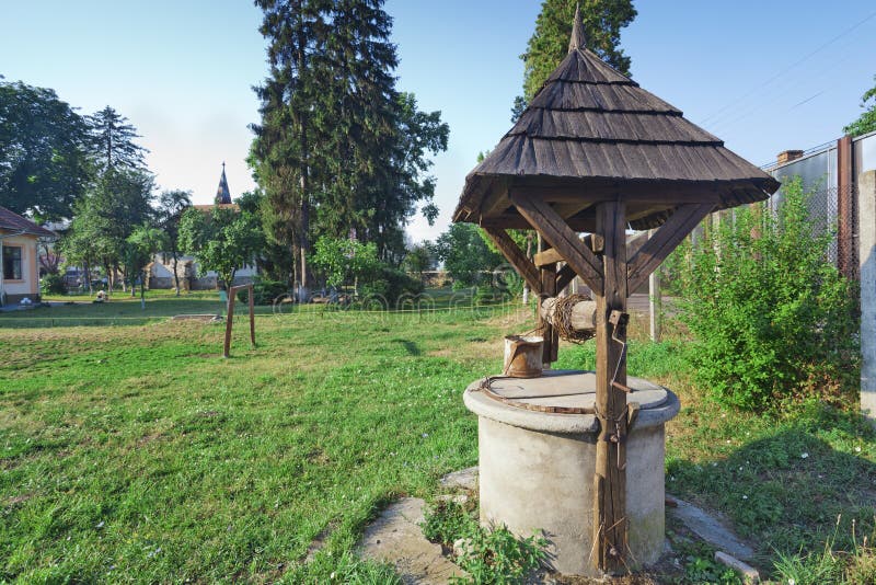 Old water well stock photo. Image of stone, vintage, medieval - 14561982