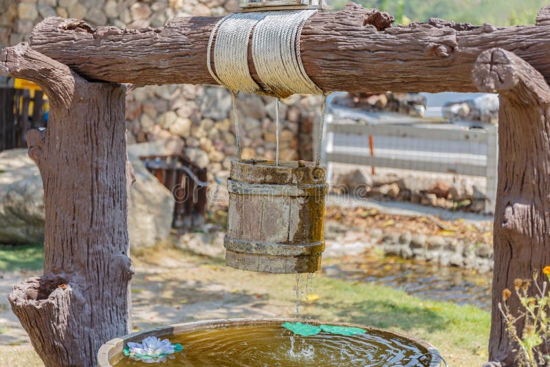 638 Old Water Well Pulley Bucket Stock Photos - Free & Royalty-Free ...
