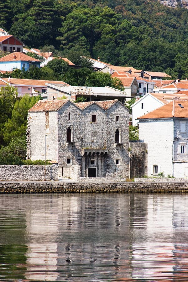 Old waterfront buildings stock image. Image of building - 6481513