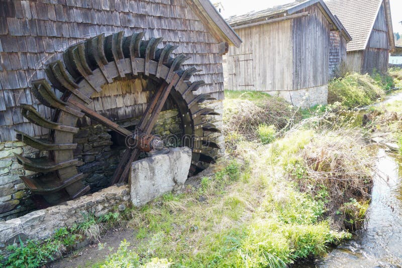 Old Watermill in the Countryside Area Stock Photo - Image of tree ...