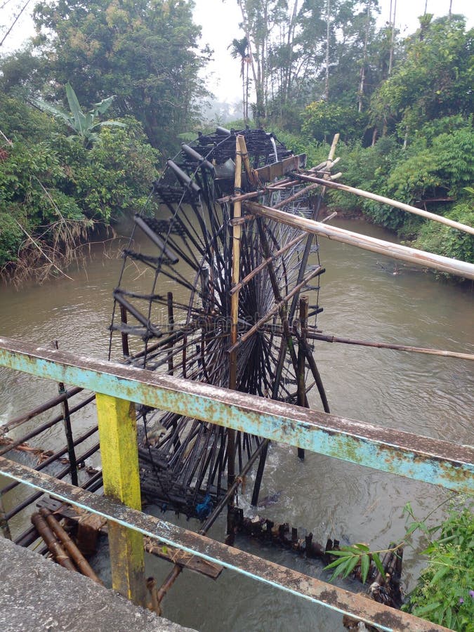 Waterwheel Near Speyside on the Caribean Island of Tobago from the ...