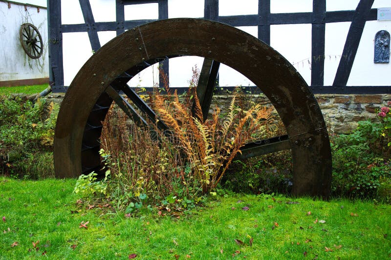 Old waterwheel stock image. Image of travel, wheel, wagon - 104698325