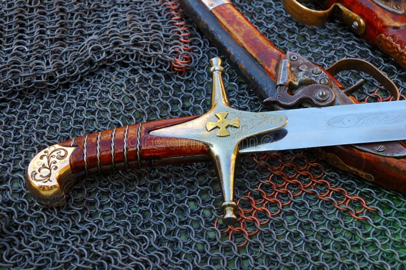 Old weapons stock photo. Image of steel, pistol, skill - 22379766