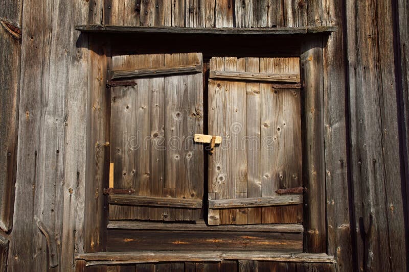 Closed doors of barn. stock photo. Image of rural, house - 334609408