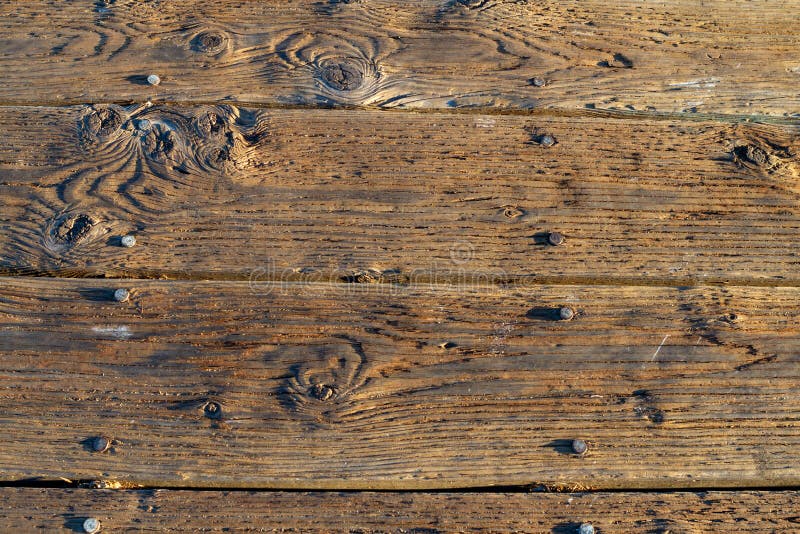 Old Weathered Boards with Knots. Stock Image - Image of natural ...