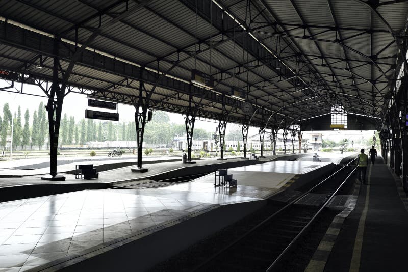 Architecture Old Train Station with Steel Structure Construction Stock ...