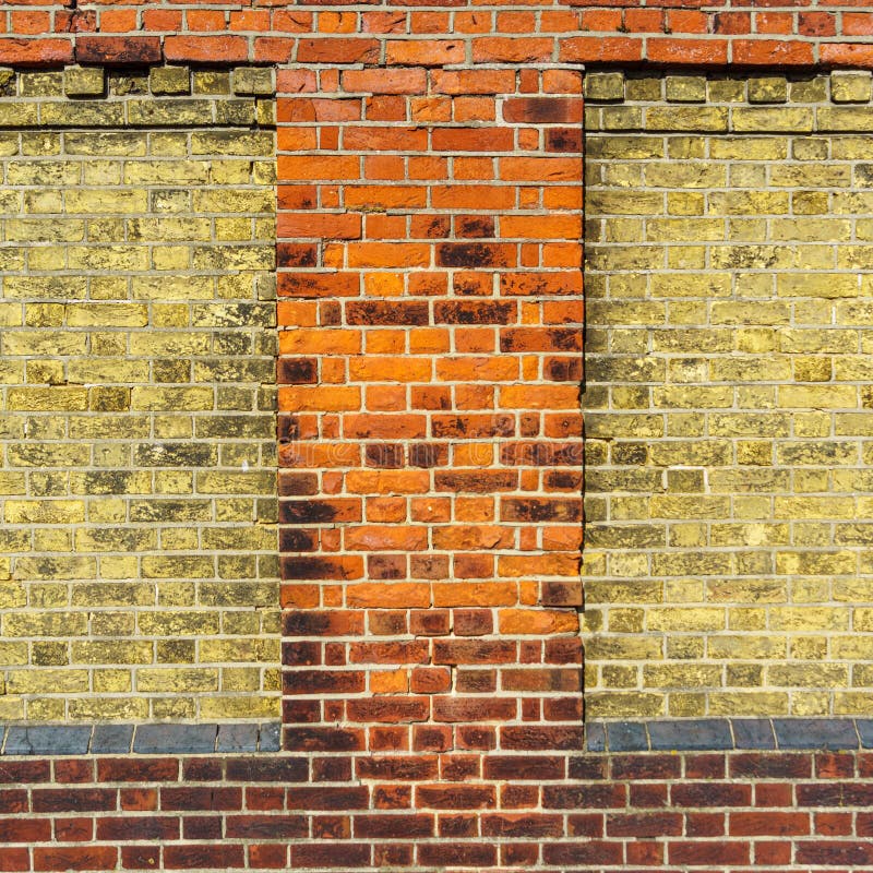 Old and Weathered Brick Wall Background Stock Image - Image of retro ...