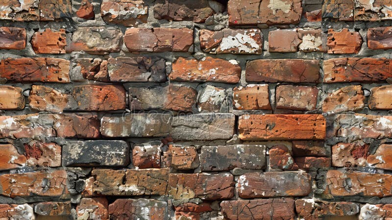 Old Weathered Brick Wall Texture Stock Image - Image of decay, rustic ...
