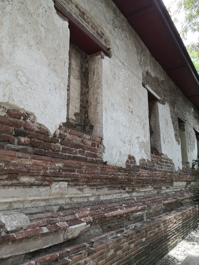 Old Brick Wall Texture of the Church Stock Photo - Image of weathered ...