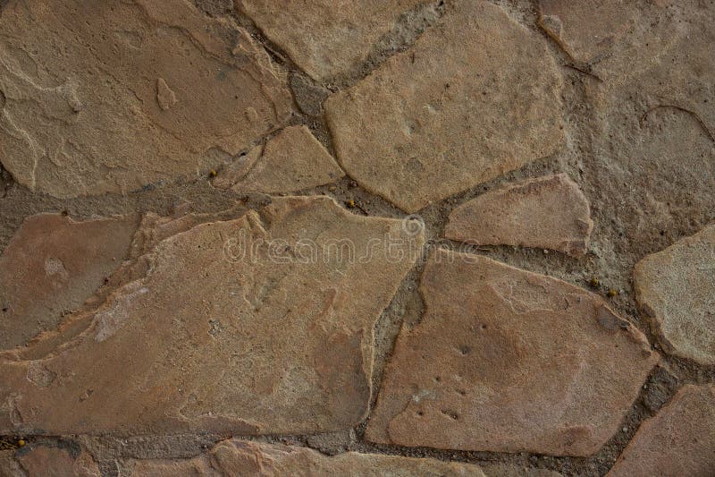 Old and Weathered Large Stone Blocks Wall, Stone Texture Stock Image ...