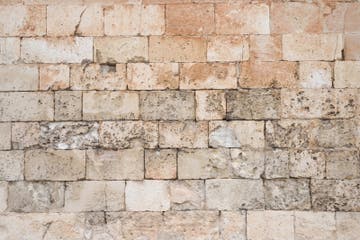 Old and Weathered Large Stone Blocks Wall Stock Image - Image of build ...