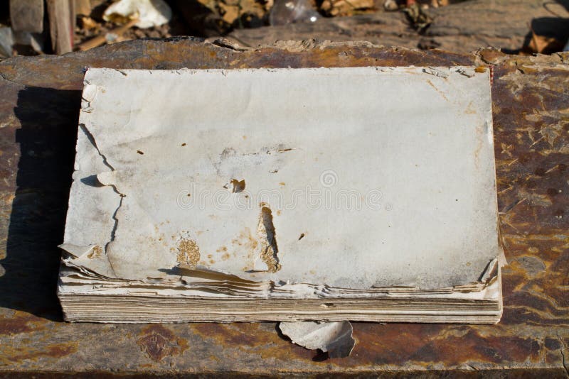 Old and Weathered Note Paper Stock Image - Image of effect, color: 36832265