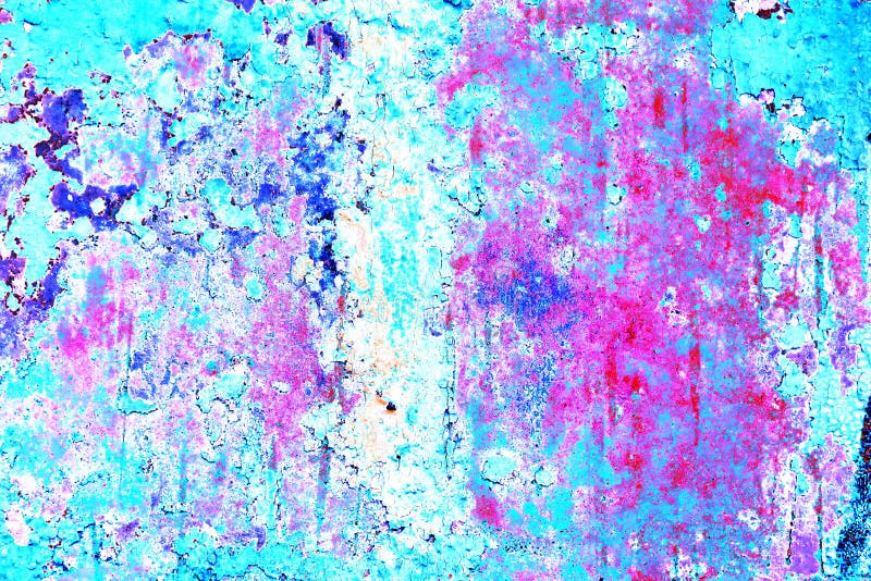 Old Weathered Painted Wall Background Texture. Peeling Plaster Wall ...