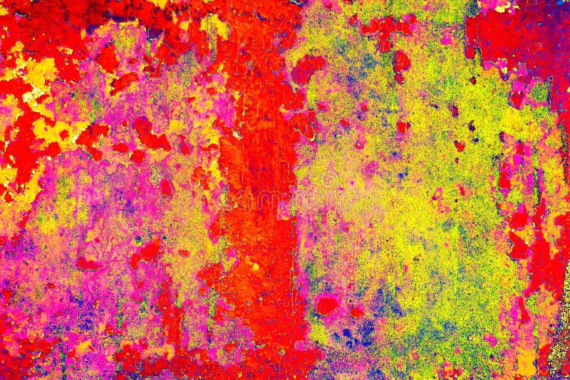 Old Weathered Painted Wall Background Texture. Peeling Plaster Wall ...