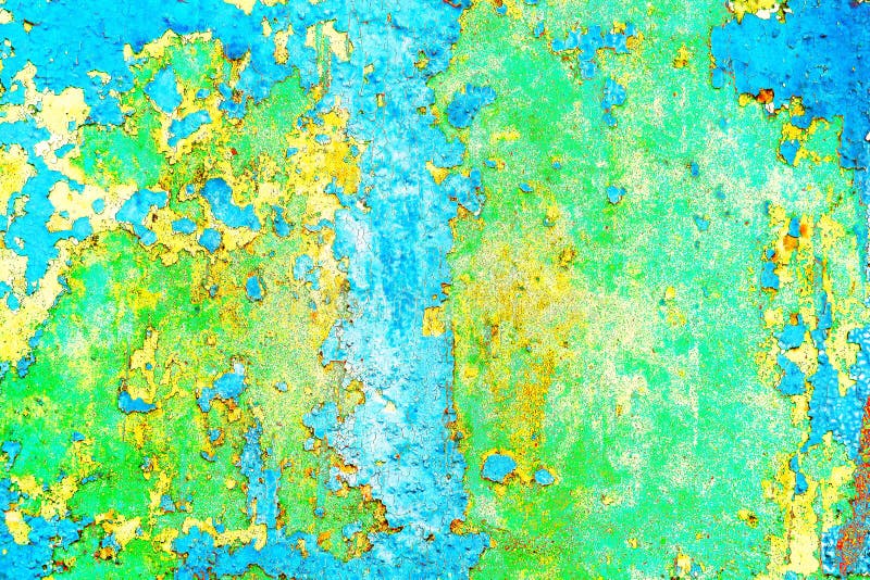 Old Weathered Painted Wall Background Texture. Peeling Plaster Wall ...