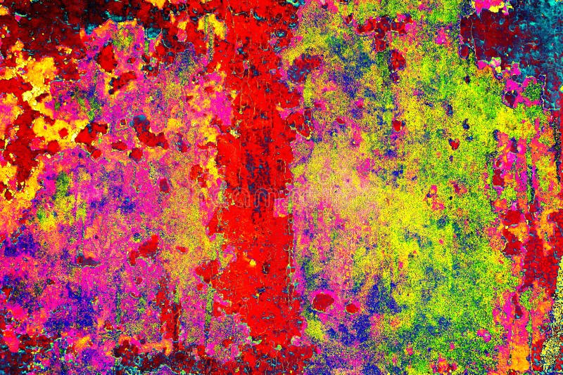 Old Weathered Painted Wall Background Texture. Peeling Plaster Wall ...