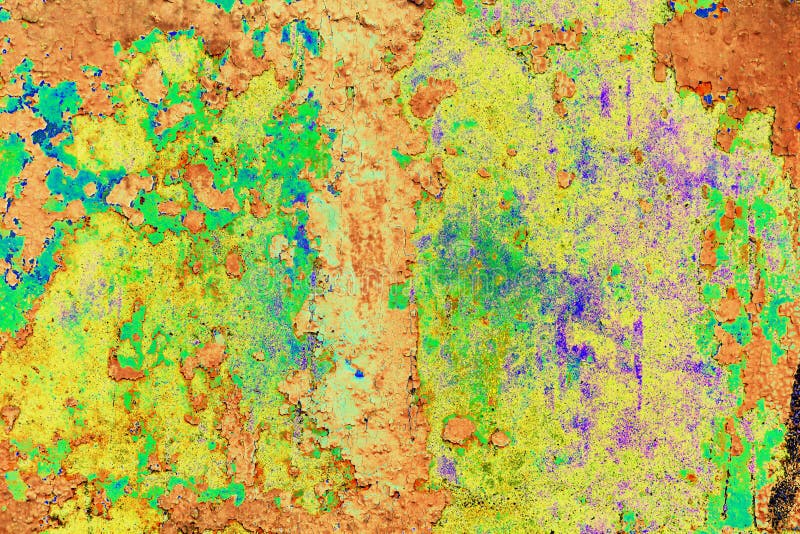 Old Weathered Painted Wall Background Texture. Peeling Plaster Wall ...