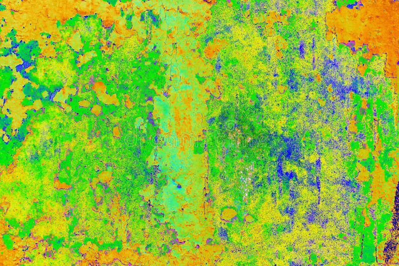 Old Weathered Painted Wall Background Texture. Peeling Plaster Wall ...