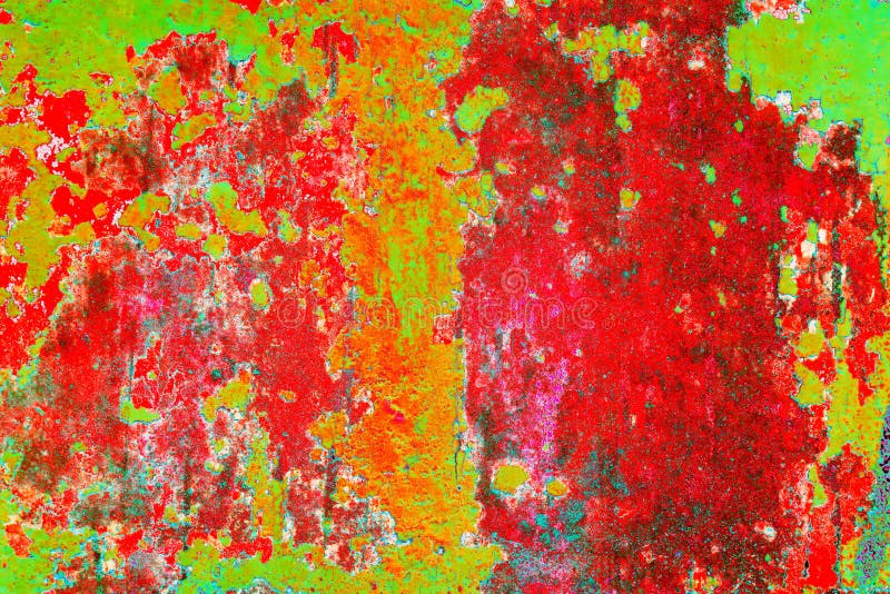 Old Weathered Painted Wall Background Texture. Peeling Plaster Wall ...