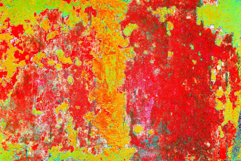 Old Weathered Painted Wall Background Texture. Peeling Plaster Wall ...