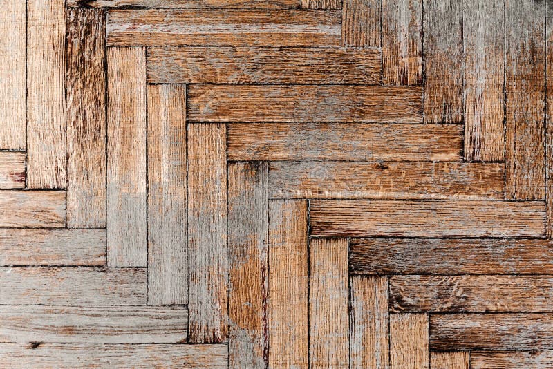 Old Weathered Parquet Made of Rectangular Wooden Planks Stock Photo ...