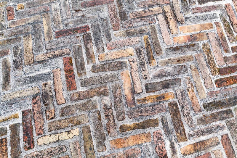 Red Brick Road Pavement, Background Texture Stock Photo - Image of ...