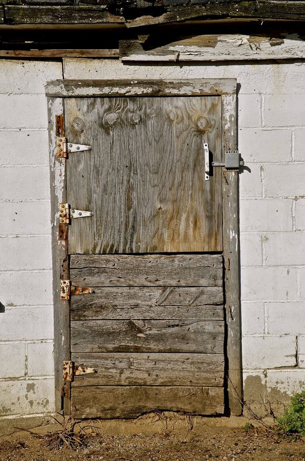 Old weathered rickety door stock photo. Image of crusty - 79823706