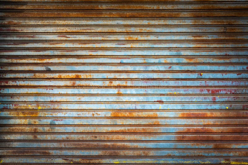 Old Weathered and Rusty Steel Door for Steel Metal Backgroud and ...