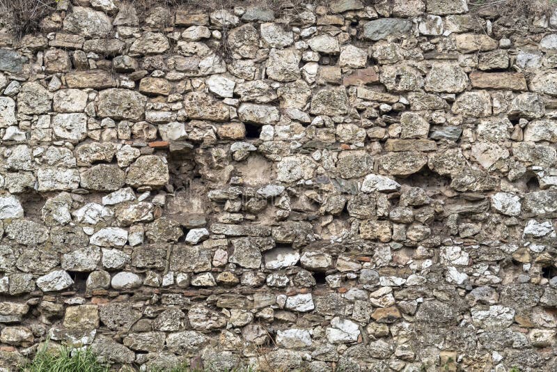 Old Weathered Stone Wall Texture Stock Image - Image of pattern ...