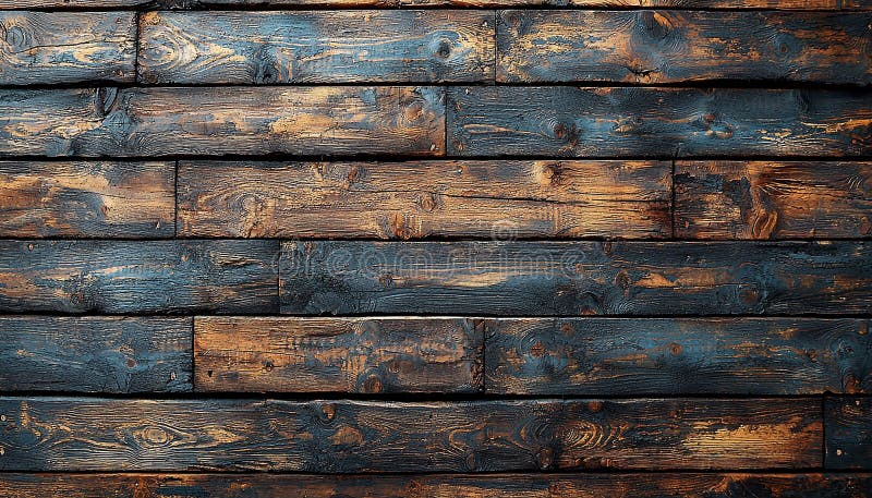 Old Weathered Wood Plank Pattern on Rustic Wall Generated by AI Stock ...