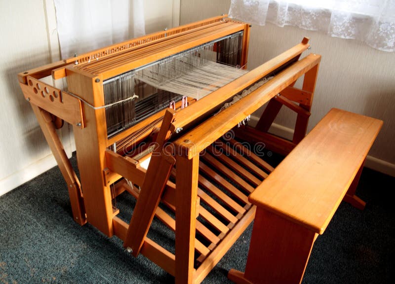 Old Weaving Loom From The Top Stock Image - Image of weaving, landscape ...