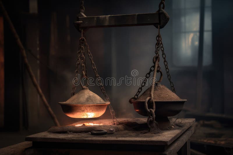 Old Weight, on the Scale, Showing a Dramatic Decrease in Weight Stock ...