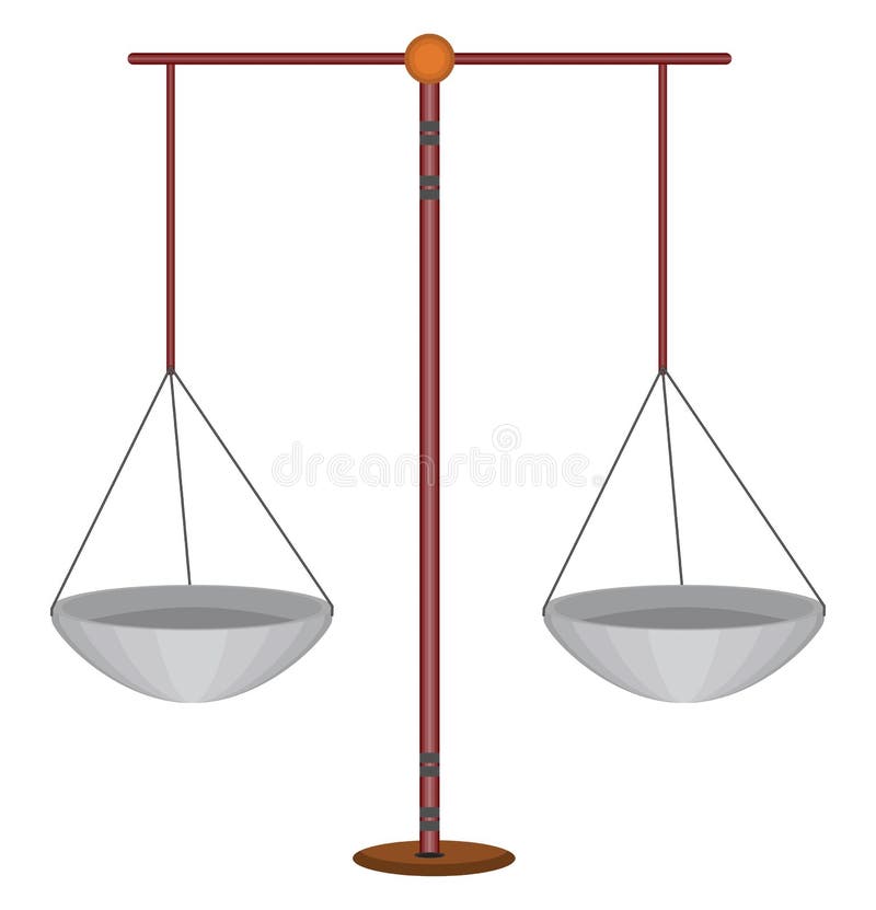 Jury scale, icon stock vector. Illustration of measure - 259784169